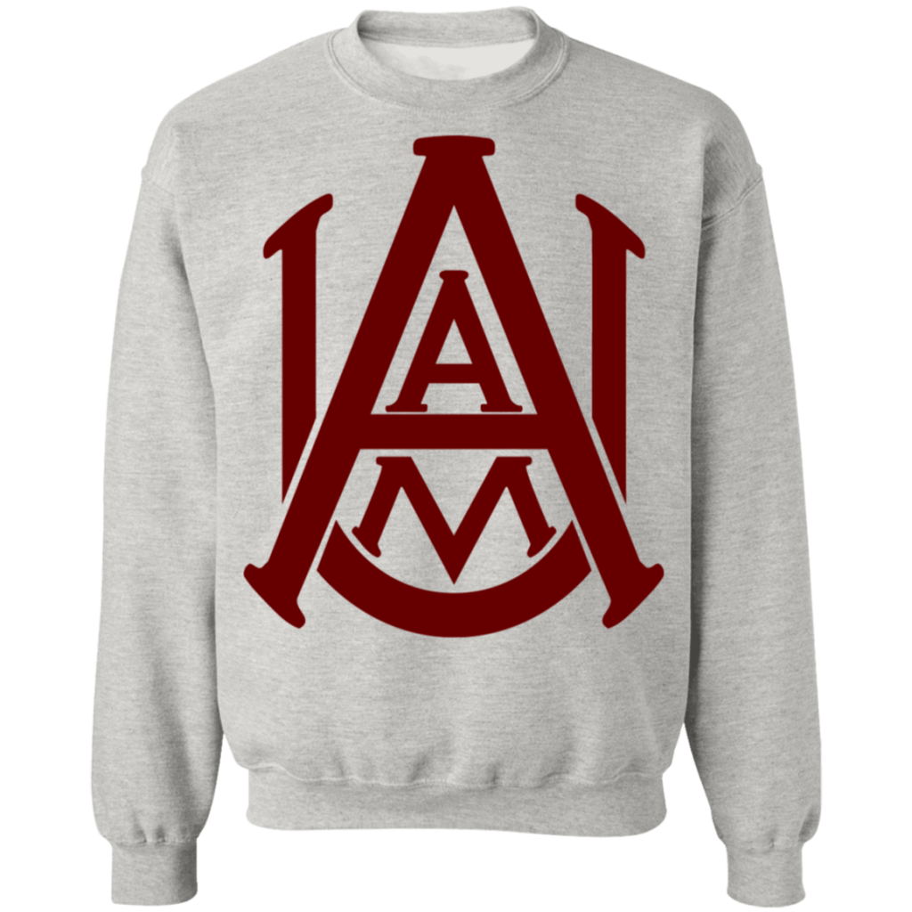 Alabama A&M Bulldogs Logo Crewneck Sweatshirt - Happy Spring Tee