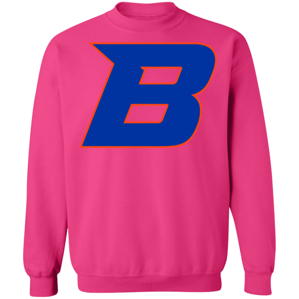 Boise State B Logo Crewneck Sweatshirt - Happy Spring Tee