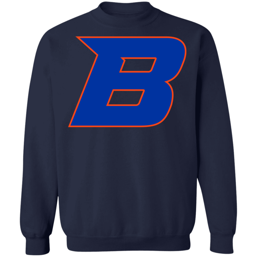 Boise State B Logo Crewneck Sweatshirt - Happy Spring Tee