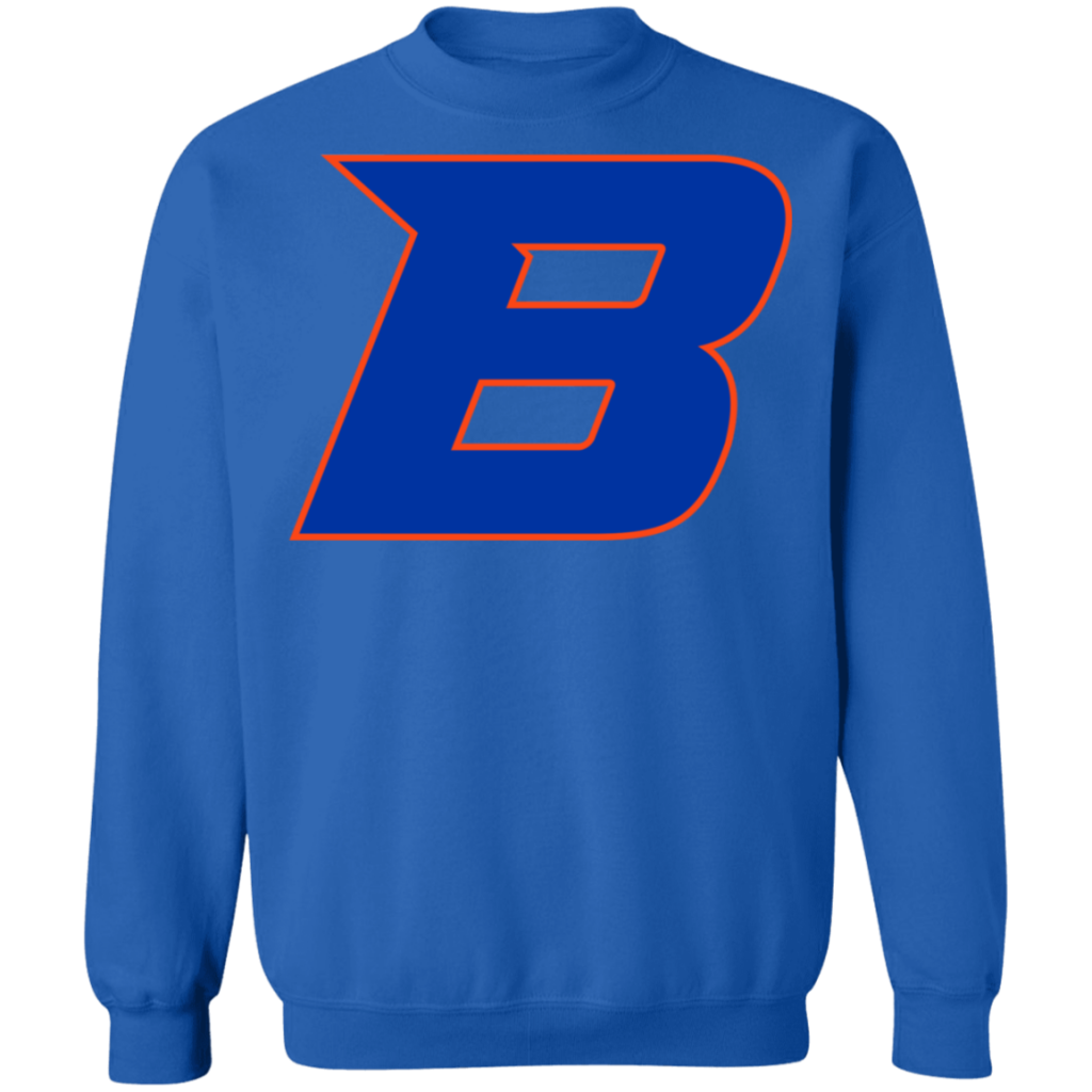 Boise State B Logo Crewneck Sweatshirt - Happy Spring Tee