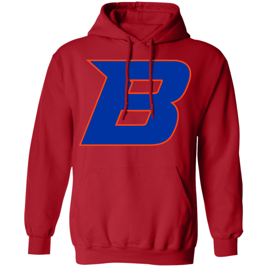 Boise State B Logo Pullover Hoodie - Happy Spring Tee