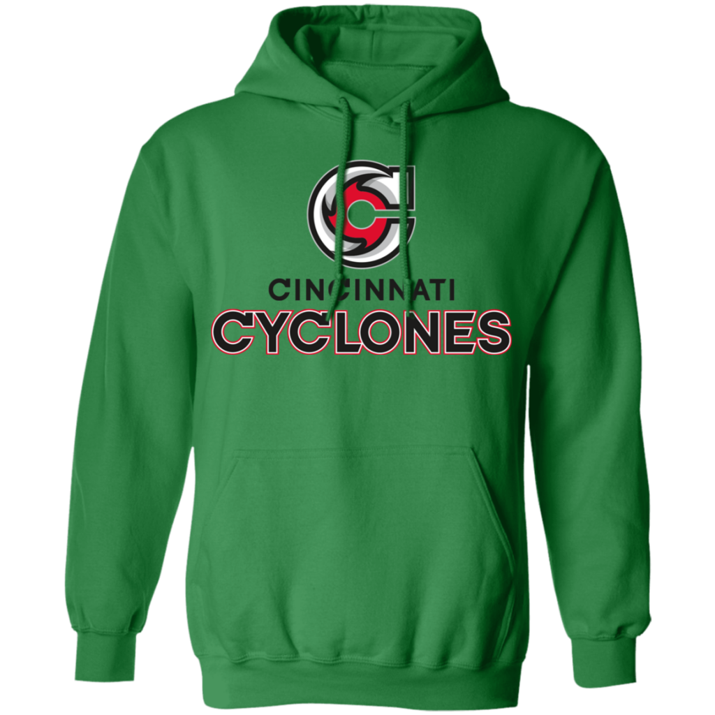 Cincinnati Cyclones Logo Pullover Hoodie - Happy Spring Tee