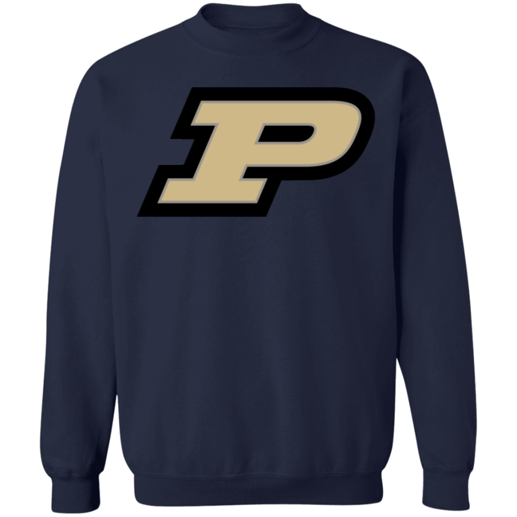 Purdue Boilermakers Logo Crewneck Sweatshirt - Happy Spring Tee