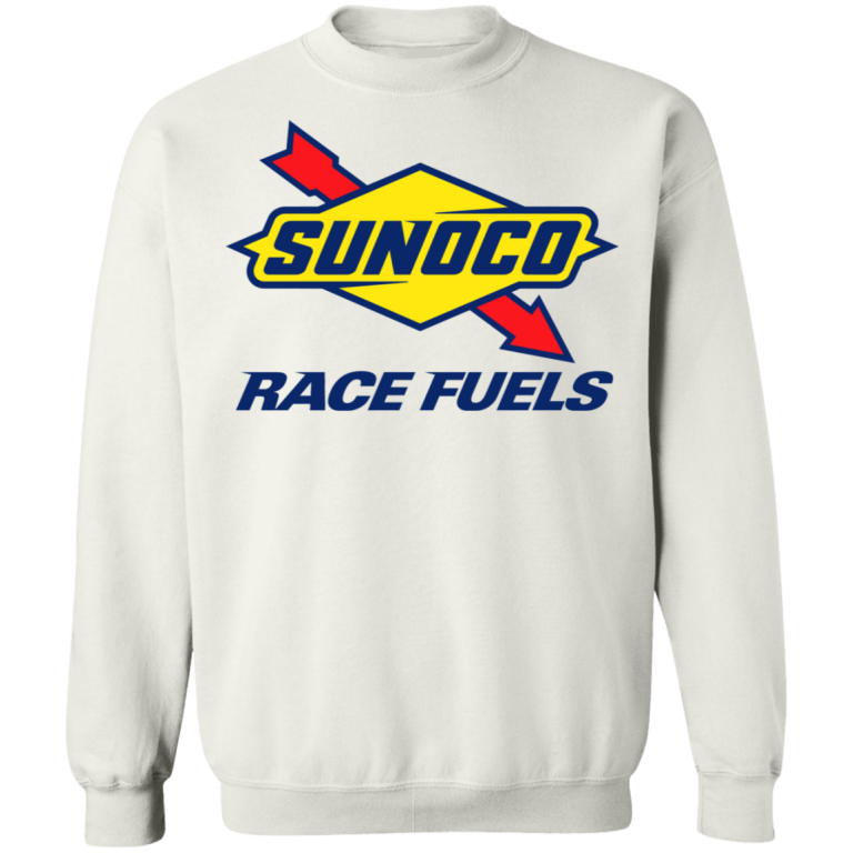 Sunoco Race Fuels Logo Crewneck Sweatshirt - Happy Spring Tee