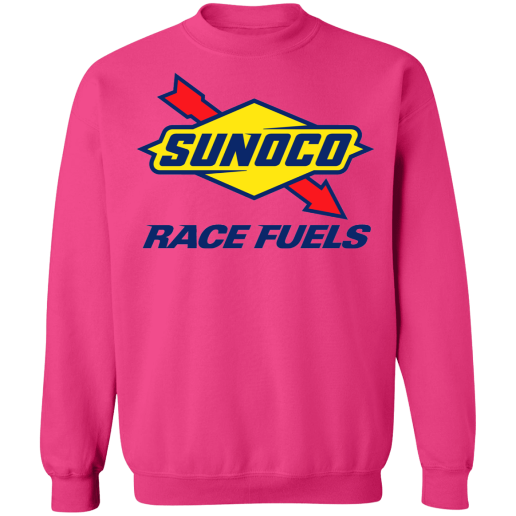 Sunoco Race Fuels Logo Crewneck Sweatshirt - Happy Spring Tee