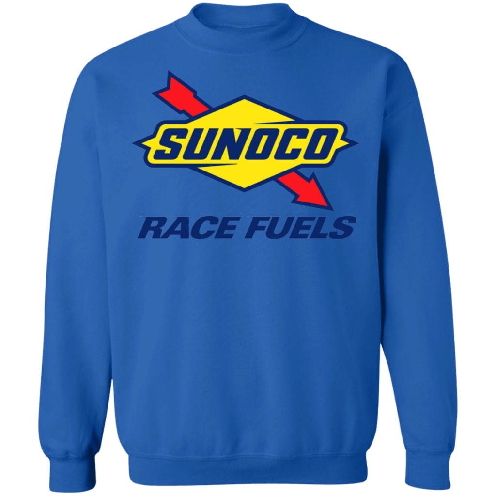 Sunoco Race Fuels Logo Crewneck Sweatshirt - Happy Spring Tee