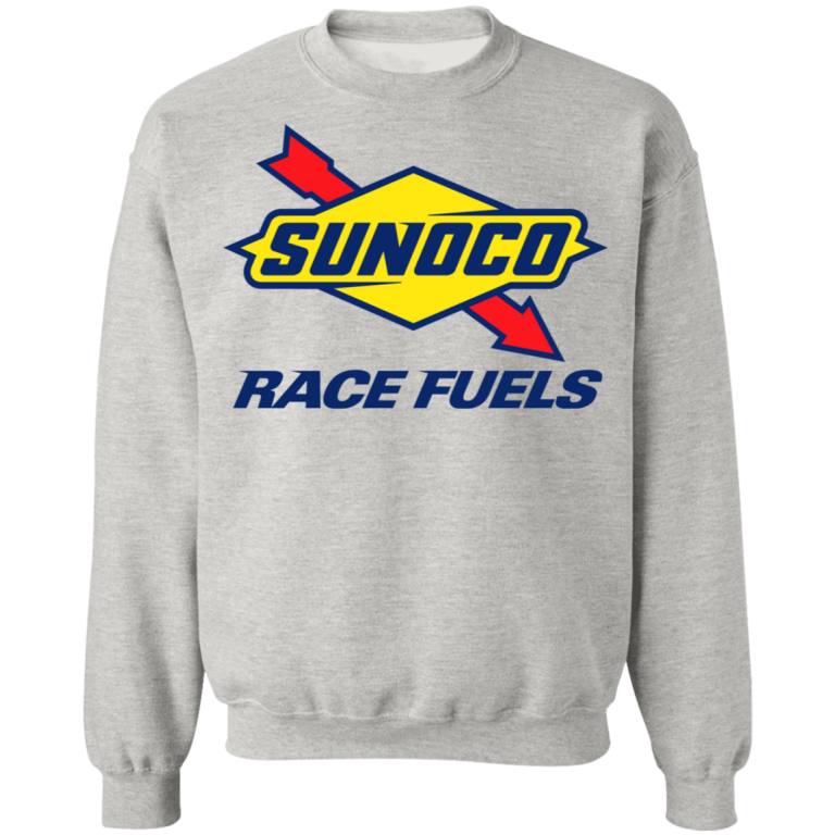 Sunoco Race Fuels Logo Crewneck Sweatshirt - Happy Spring Tee