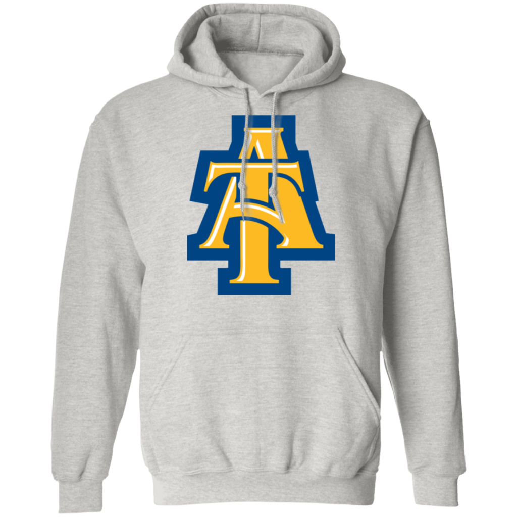 NCAT North Carolina A&T Aggies Logo Pullover Hoodie