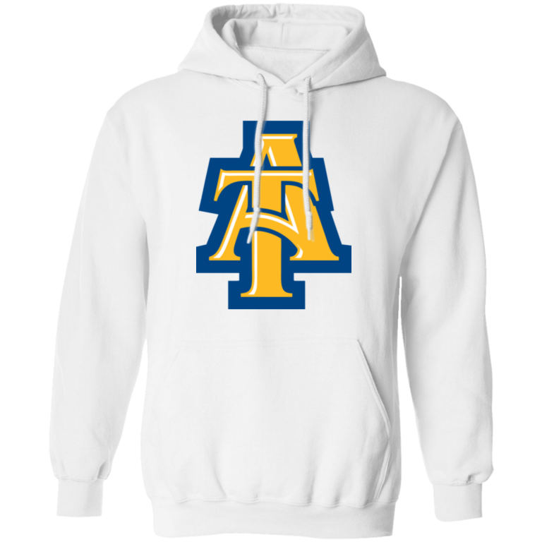 NCAT North Carolina A&T Aggies Logo Pullover Hoodie