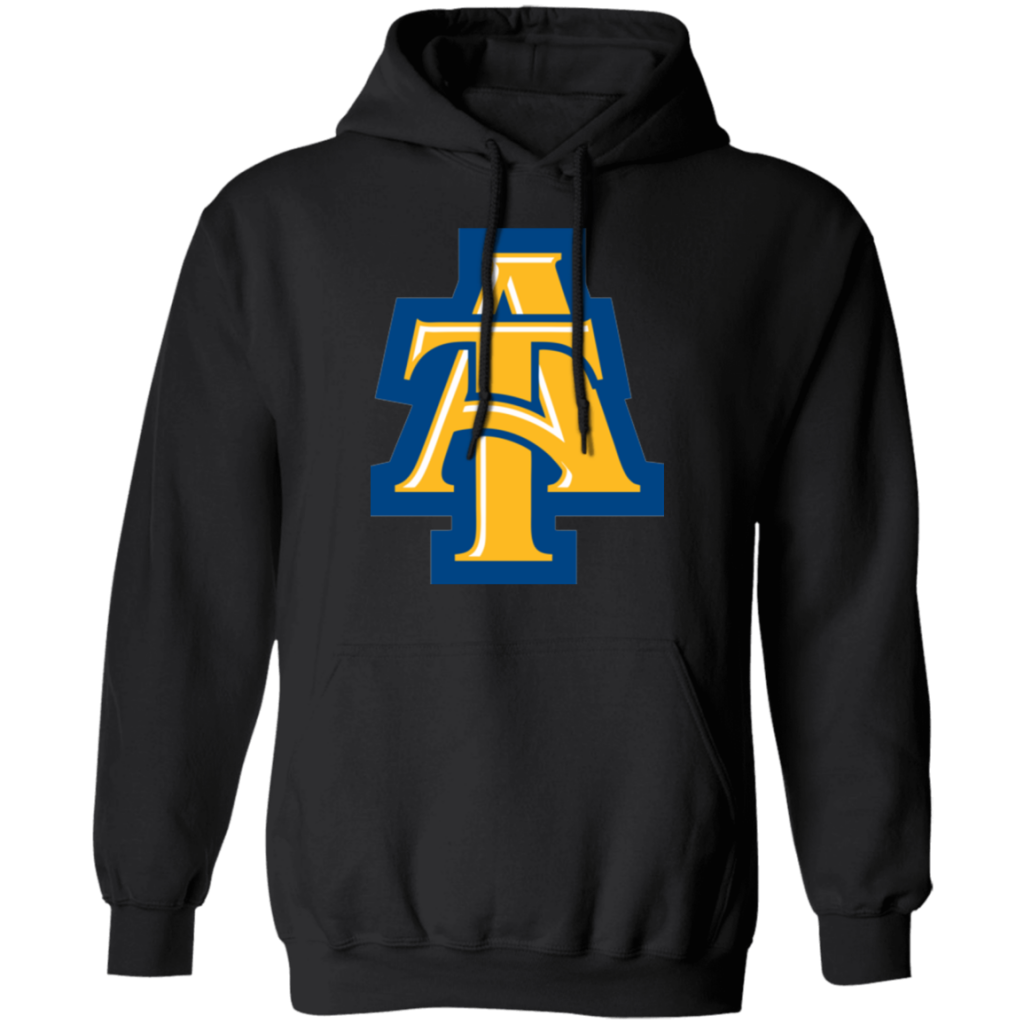 NCAT North Carolina A&T Aggies Logo Pullover Hoodie