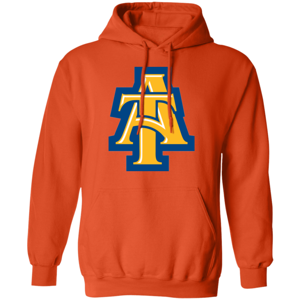NCAT North Carolina A&T Aggies Logo Pullover Hoodie